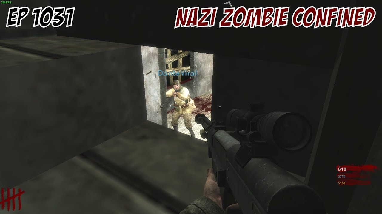 Nazi Zombie Confined - SÉRIE COD WAW CZ#1031 - YouTube