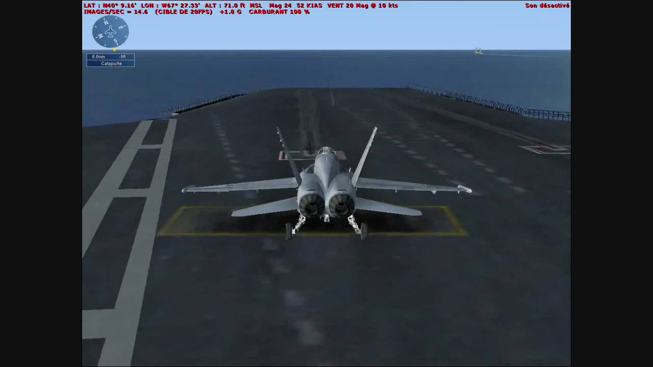 (HD) FSX Acceleration Expansion Pack - taking off from a aircraft ...