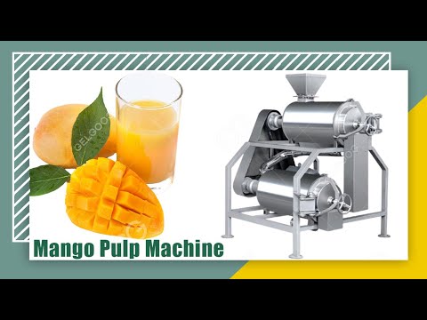 Double Core Fruit Pulp Juice Machine Mango Pulp Juice Machine - YouTube