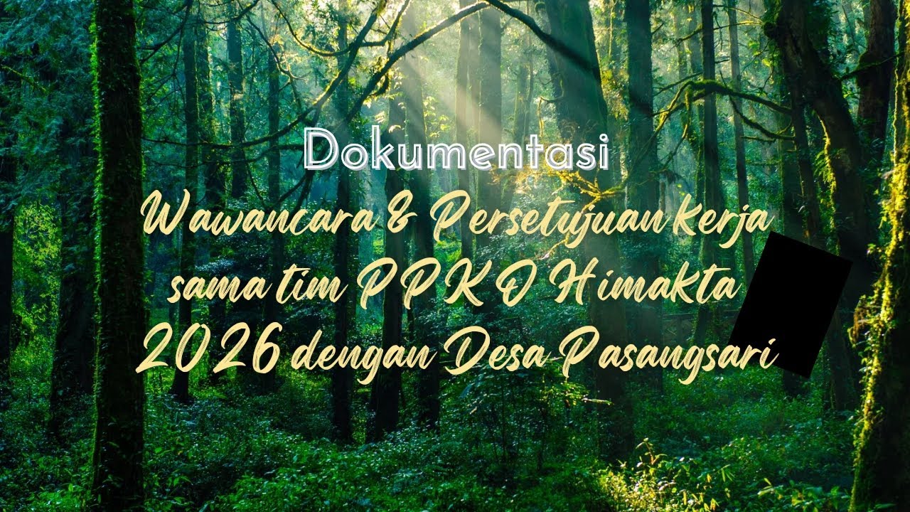 Dokumentasi Wawancara & Persetujuan Kerja Sama Tim PPKO HIMAKTA 2026 ...