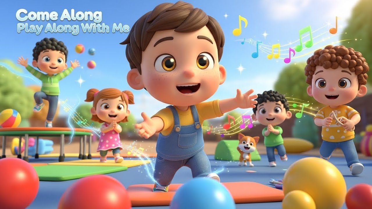 Come Along Play Along With Me | Popular Nursery Rhyme For Kids | Sing ...