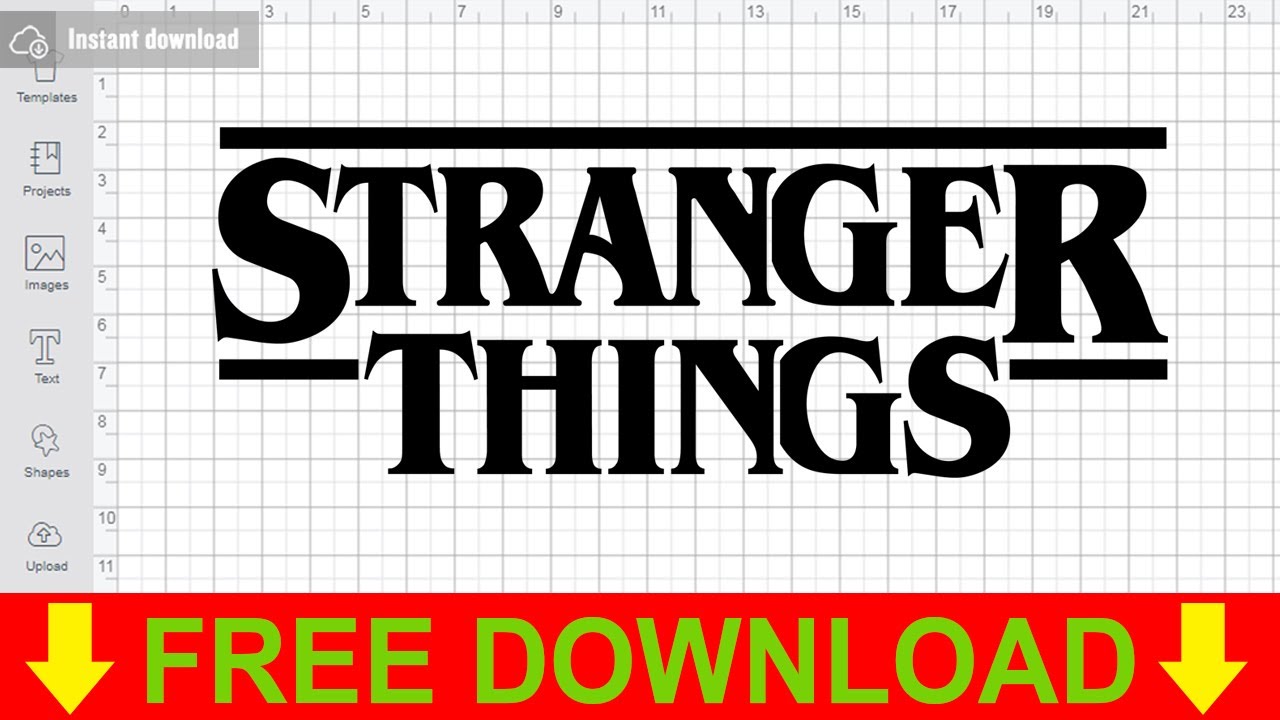 Stranger Things Svg Free Cut File for Cricut - YouTube