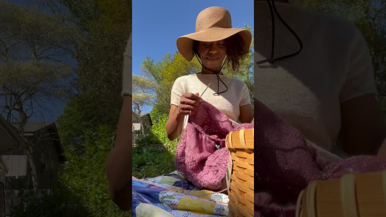Knit with me 🧶 Knitting The Tegna Sweater by Caitlin Hunter of Boyland ...
