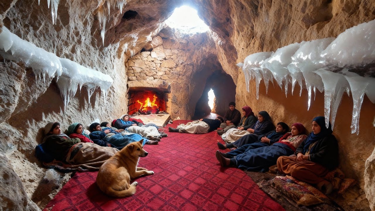 Surviving 15 Days in Death Ice Cave - 20 People, 1 Fire, UNBELIEVABLE ...