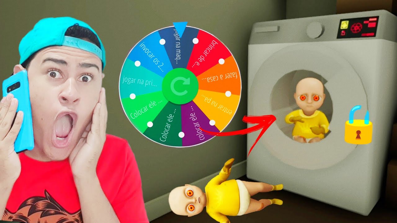 DESAFIO ROLETA MISTERIOSA NO BEBÊ DE AMARELO AS 3AM (Deu ruim!!) - YouTube