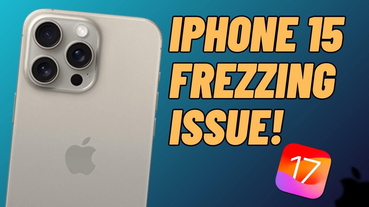 How To Fix Frezzing Issue on iPhone 15 Models - YouTube