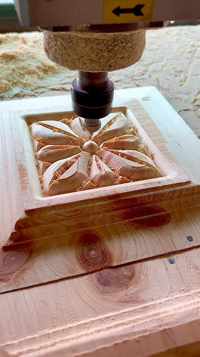 CNC Router Creating 2.5D Art You Can Hear and Feel! 🔥🧠#satisfying # ...