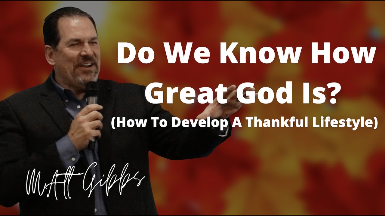 How Good Do We Think God Is? - YouTube
