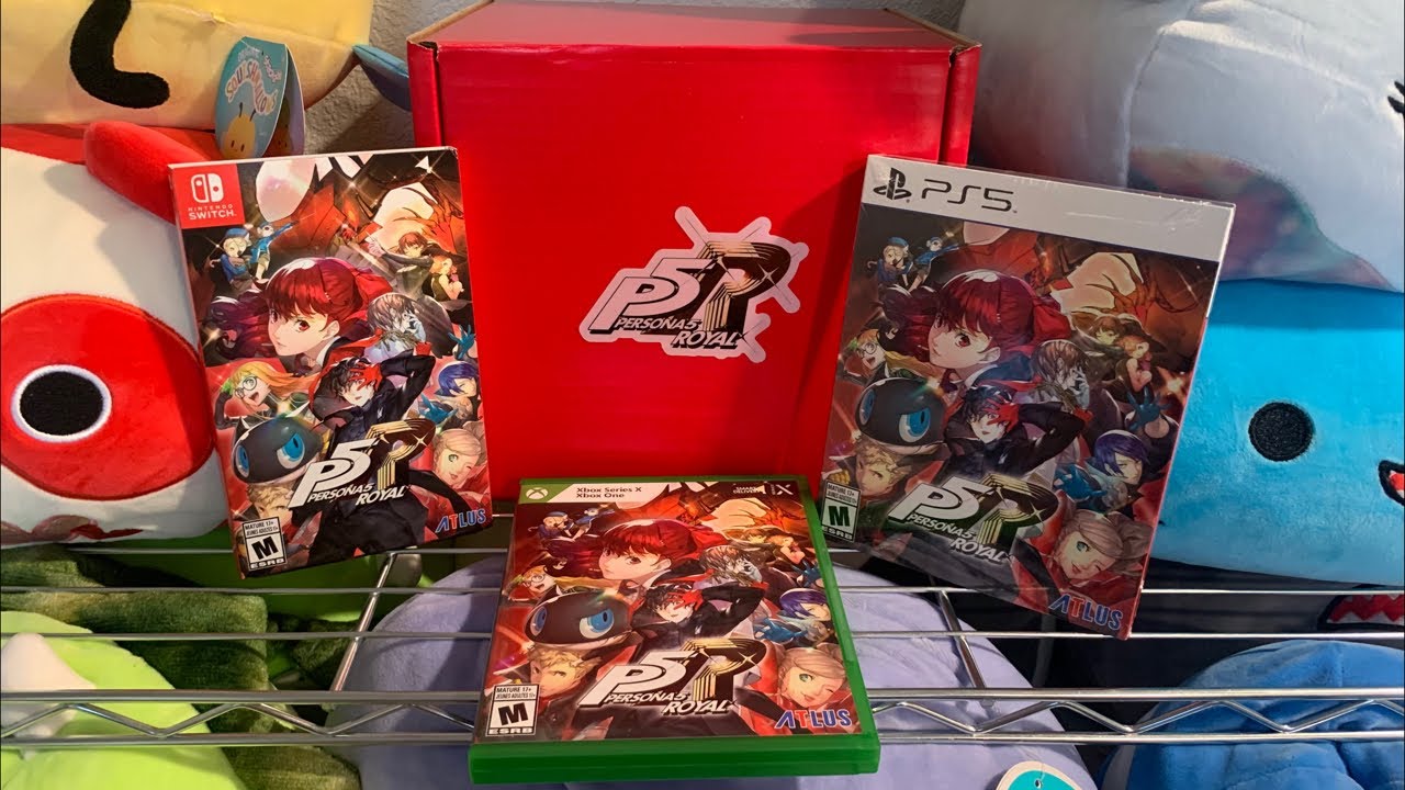 The ULTIMATE Persona 5 Royal UNBOXING (PS5/Switch/Xbox Games ...