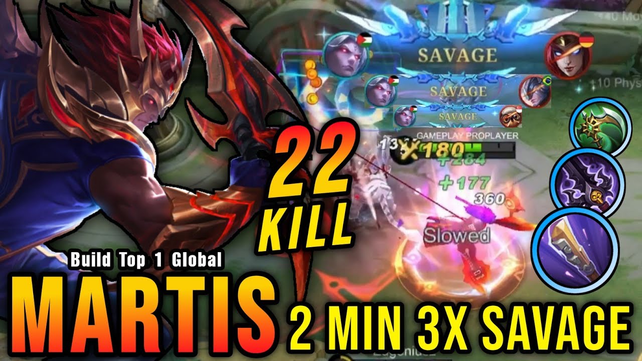 3x SAVAGE in 2 Minutes!! 22 Kills Martis with Trinity Build!! - Build ...