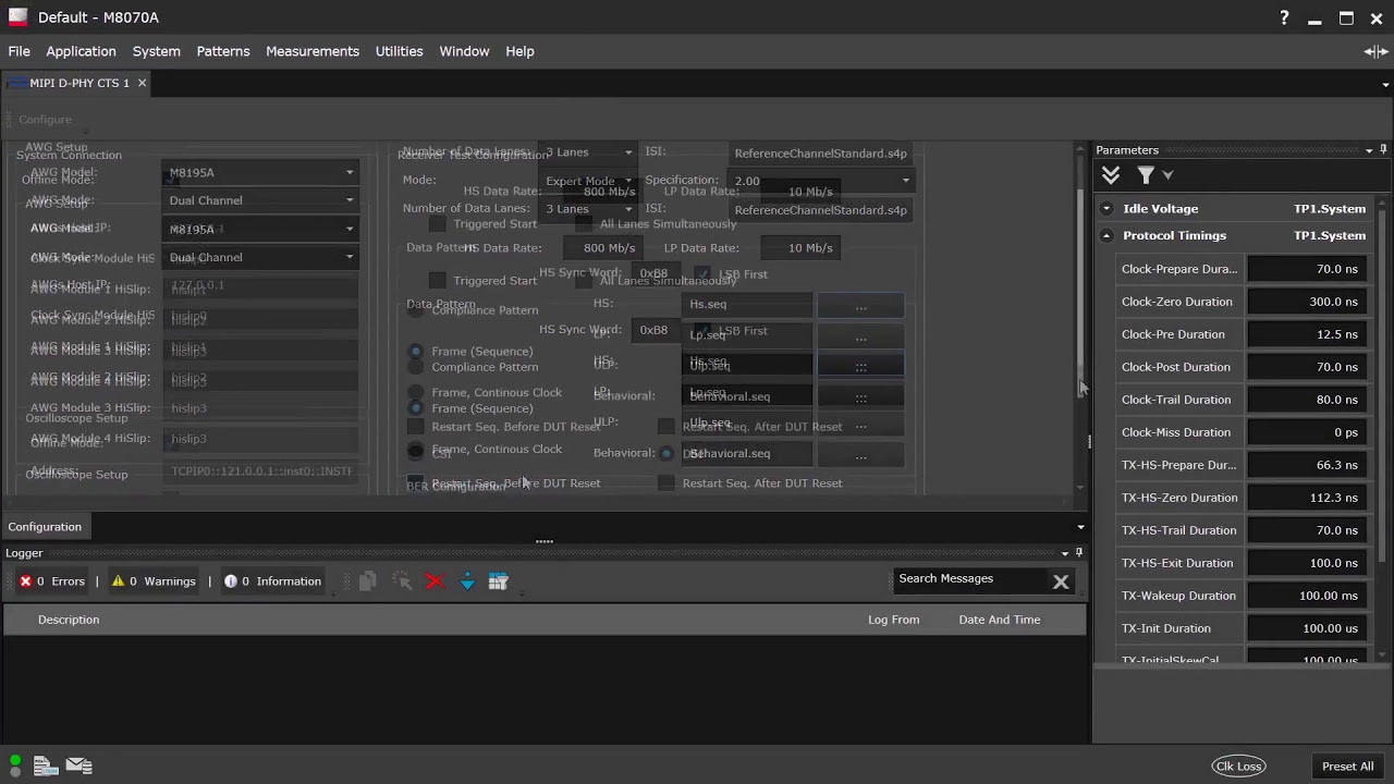M8085DC1A - MIPI D PHY CTS Receiver Test - YouTube