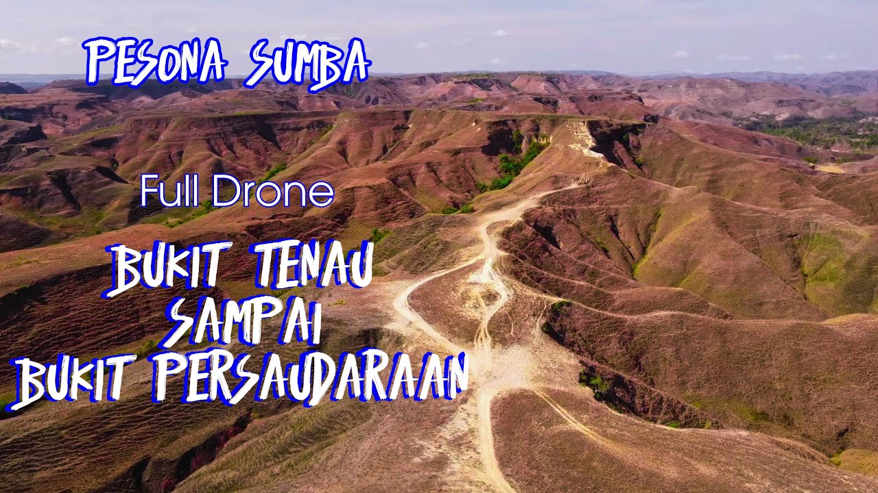 SUMBA DRONE JELAJAH DARI BUKIT TANAU KE BUKIT PERSAUDARAAN MAULIRU ...