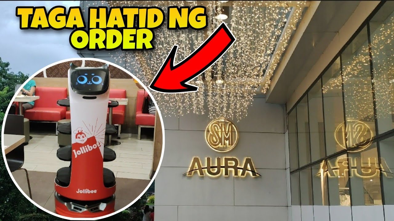Ang ROBOT Ng Jollibee Sa SM AURA | SM AURA - YouTube