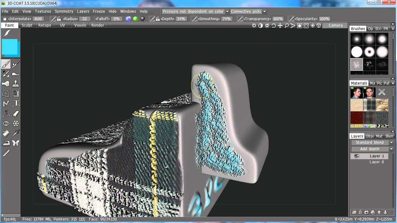 3D-Coat to LightWave AppLink demo - YouTube