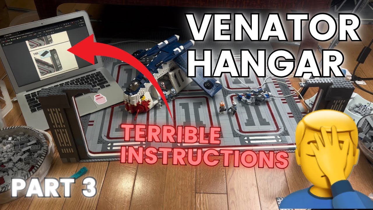 $400 Venator Hangar MOC - The WORST Instructions I’ve ever seen… - YouTube