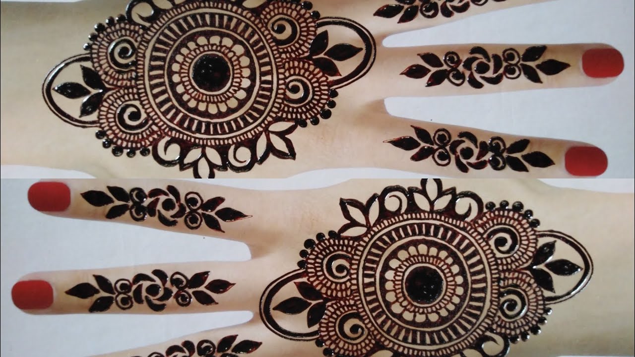 Beautiful Bunch Style Mahndi Design 2024🤗💕|New Fancy Mahndi Design 2024 ...