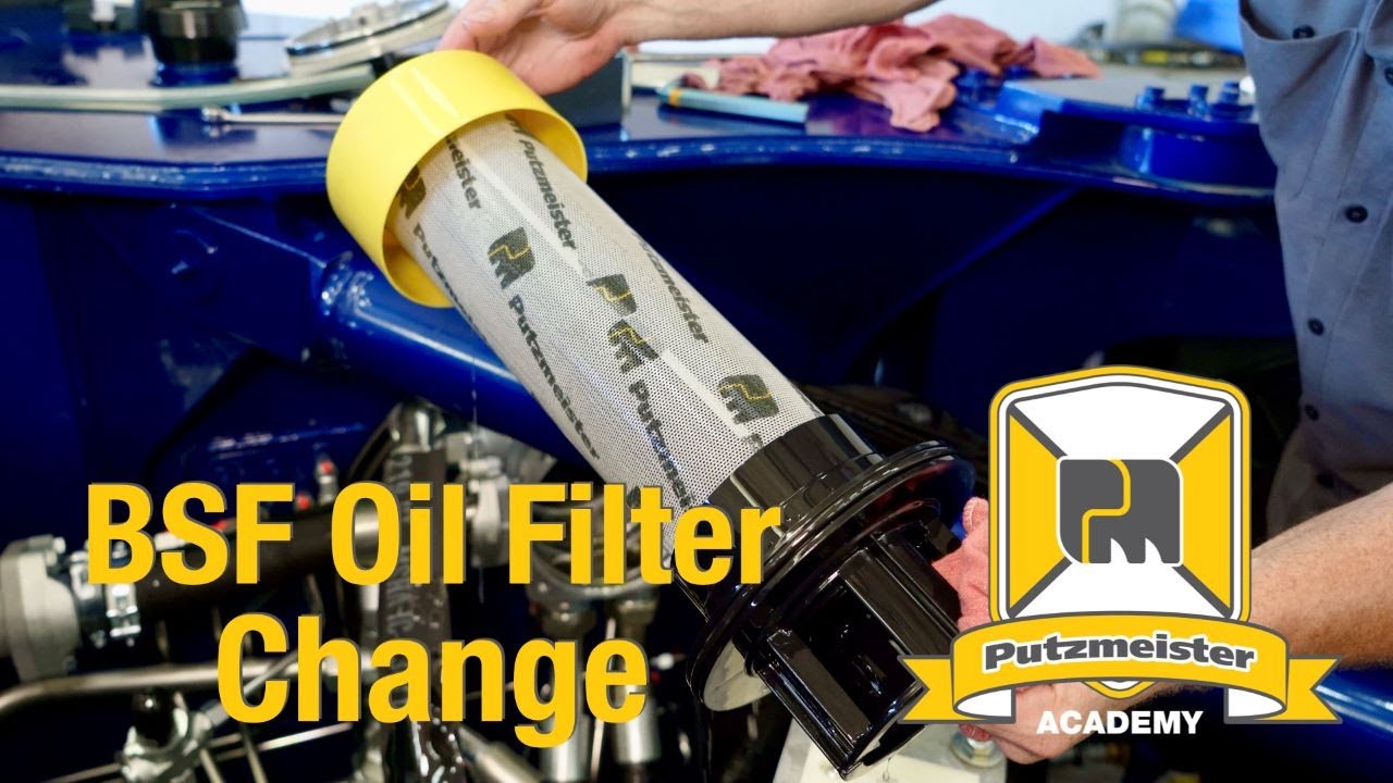 Hydraulic Oil Filter Change | Putzmeister BSF Maintenance | Putzmeister ...