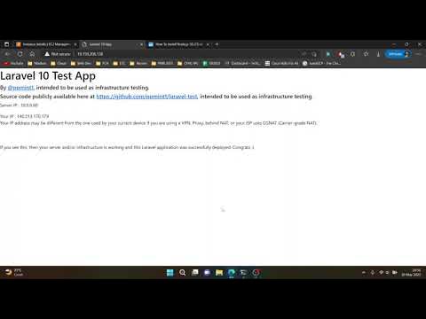 3. Host a Laravel Web App. on AWS EC2 using Nginx as the web server - YouTube