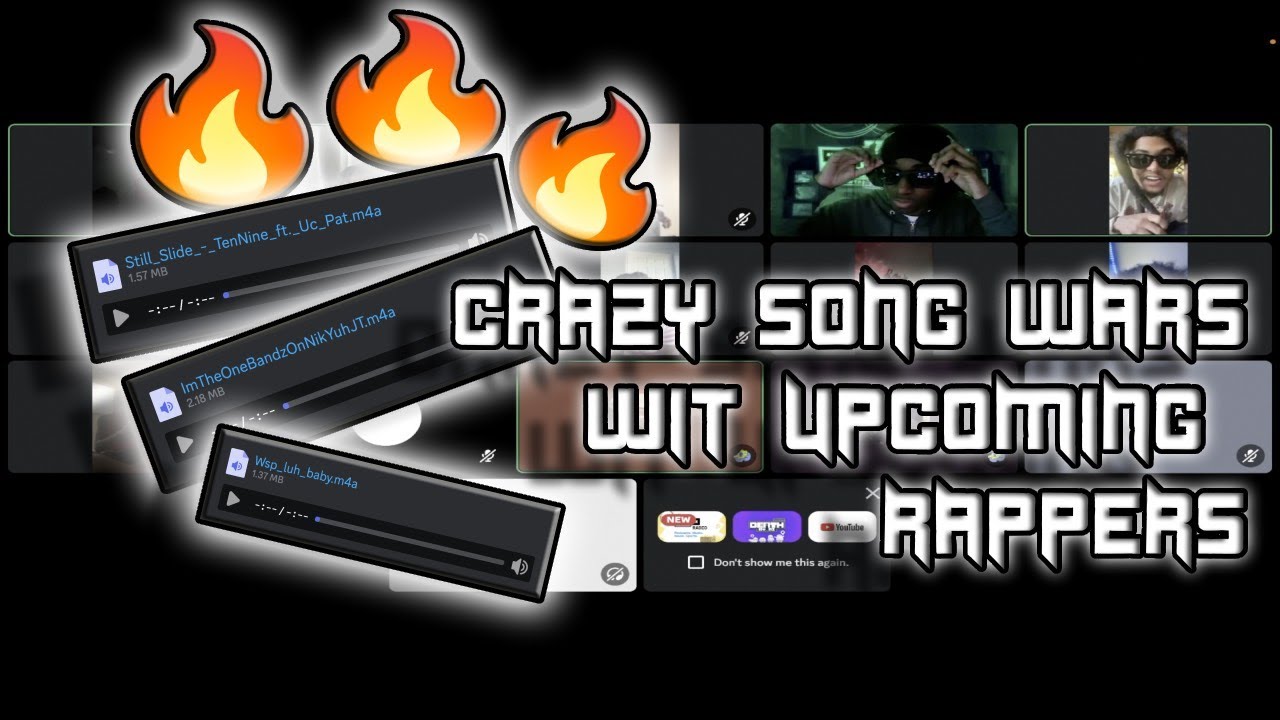 Crazy Duos Song Wars With Upcoming Underground Rappers - YouTube