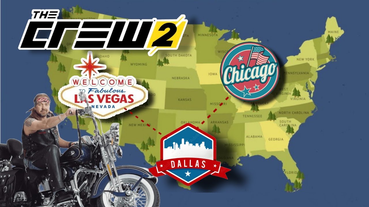 The Crew 2 en directo [Las Vegas, Dallas y Chicago!!] {Entra y rie ...