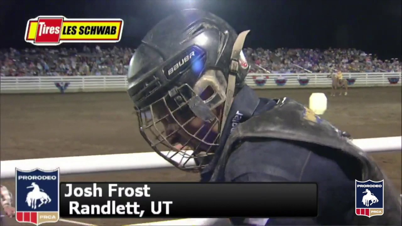 Josh Frost | 87.5 Pts. | Corey & Lange Rodeo's Damn Right - YouTube