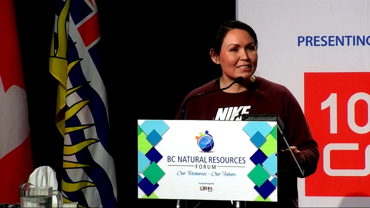 Chief Councillor Crystal Smith at the 17th Annual BC Natural Resources ...