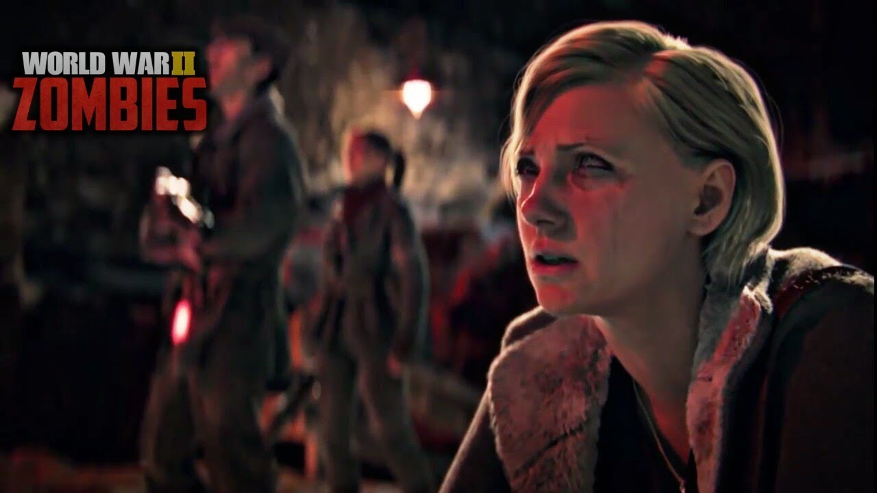 WW2 ZOMBIES | FULL ENDING CUTSCENE - BOSS FIGHT CUTSCENE!! (COD WW2 ...