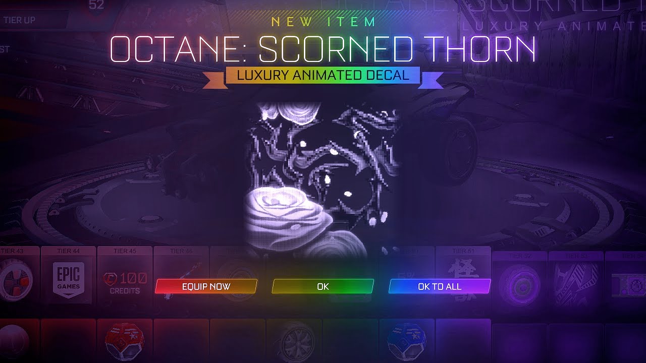 I GOT THE *NEW* SCORNED THORN DECAL IN ROCKET LEAGUE! | BEST DECAL ...