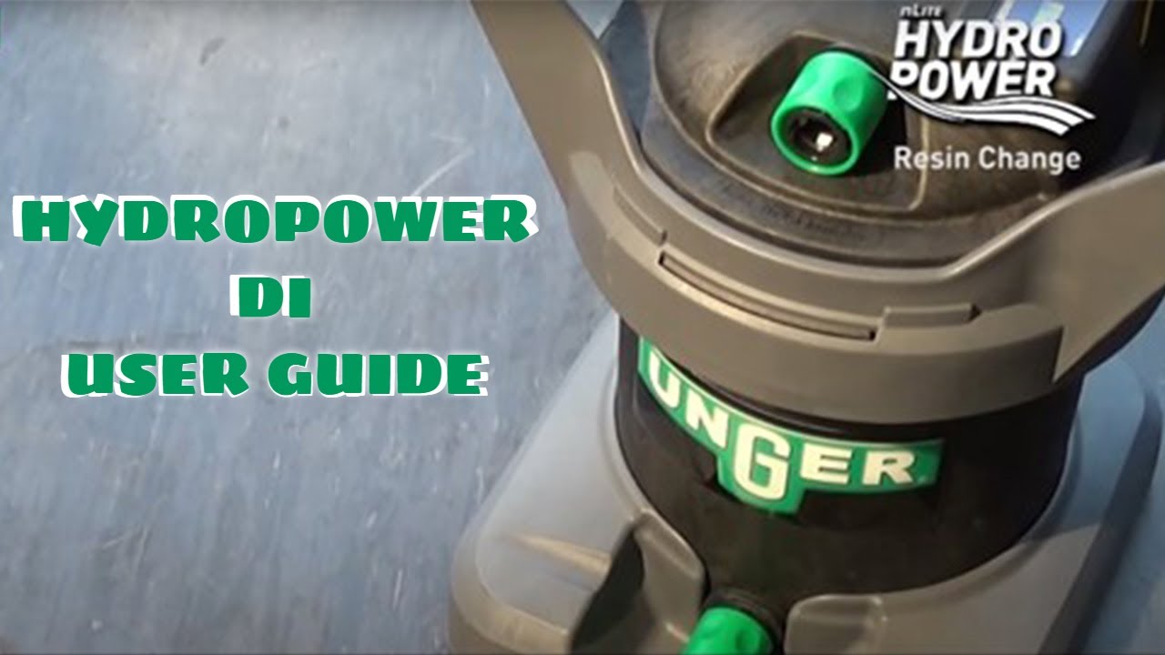 HydroPower DI Filters - User Guide Video - UNGER - YouTube