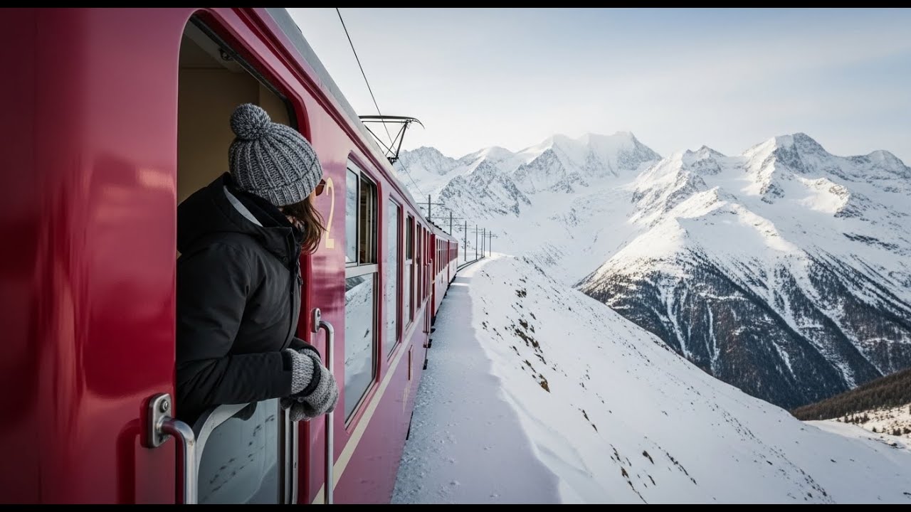 The Most Beautiful Train Ride in the World — Across the Alps #travel ...