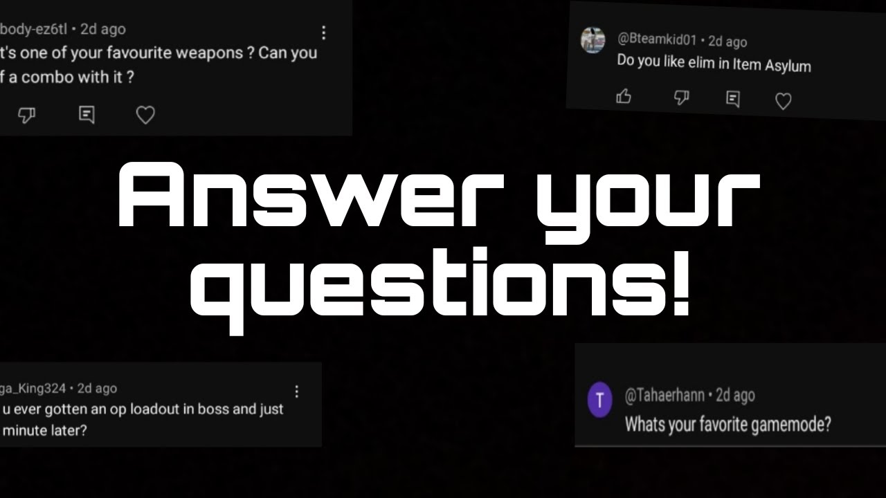 Answer your questions from previous video! - YouTube