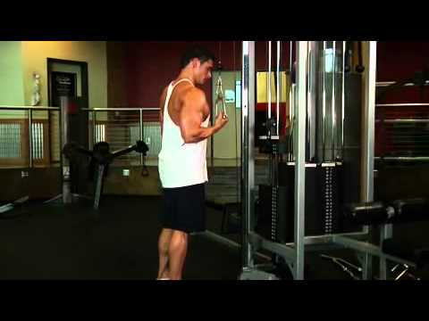 Cable One Arm Tricep Extension Exercise Guide and Video - YouTube