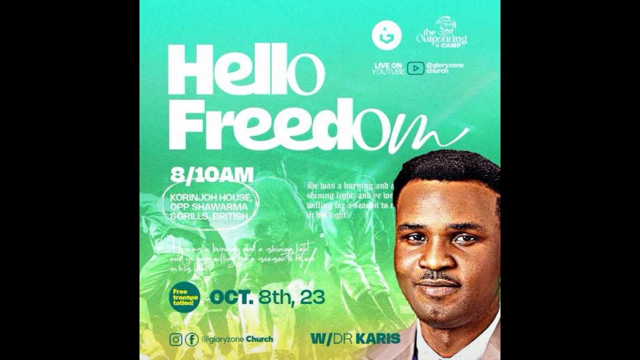 HELLO FREEDOM - Part 2 (2nd Service) with Dr. Karis | 8th October 2023 ...