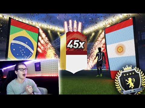 FIFA 18: OMG 45x ROTE INFORMS MEINE MONTHLY REWARDS!!🔥🔥 Elite 1 Fut Champions Pack Opening