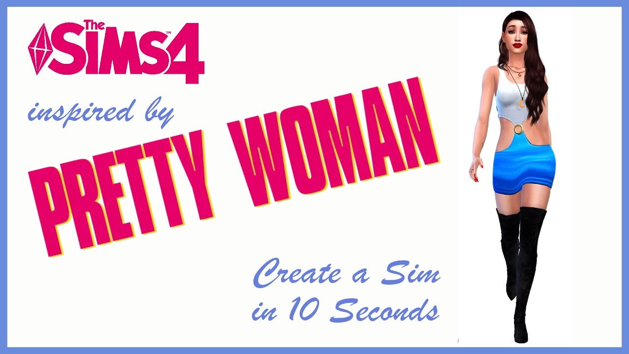 Pretty Woman 🎞🎬 | CC Download links | Sims 4 CAS | YouTube Shorts - YouTube
