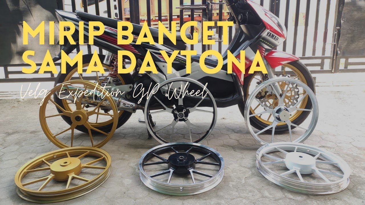 Unboxing VELG EXPEDITION Mio Fino Nouvo Ring 17 mirip DAYTONA GP WHEEL ...