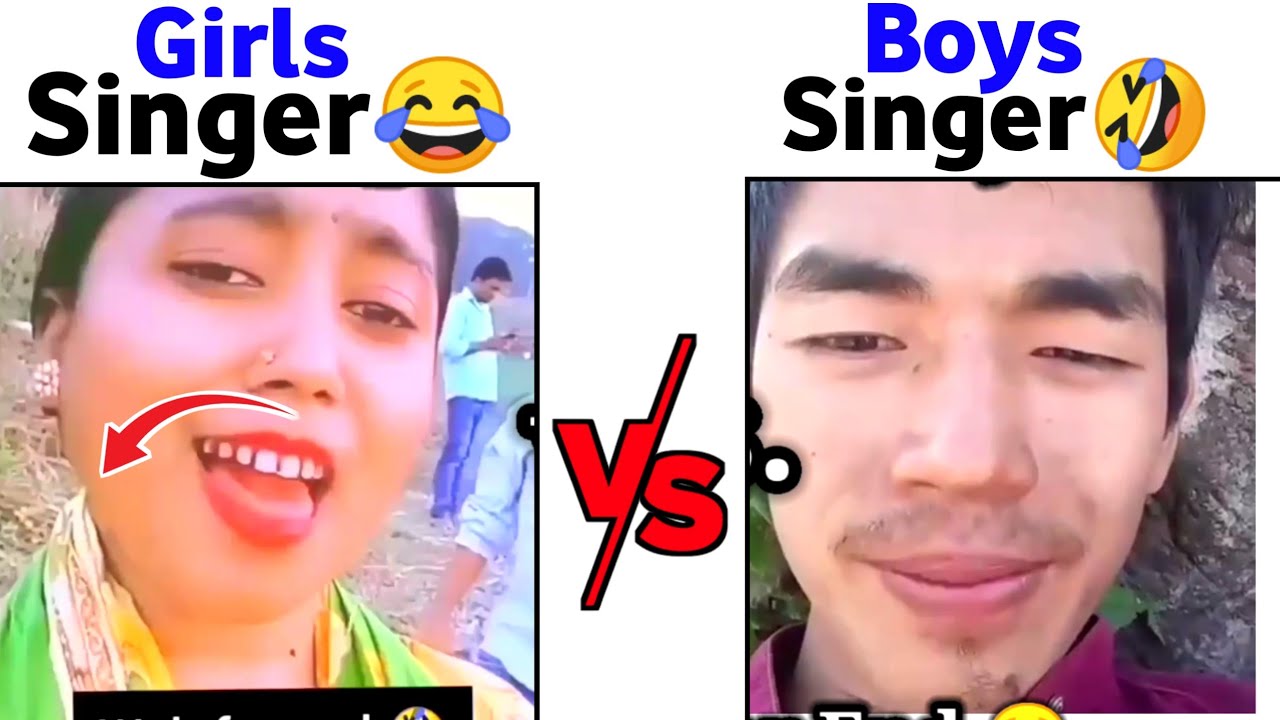 😜Viral Bihari Women song Vs Legend boy song 😂 Boy Vs Girl funny Meme ...