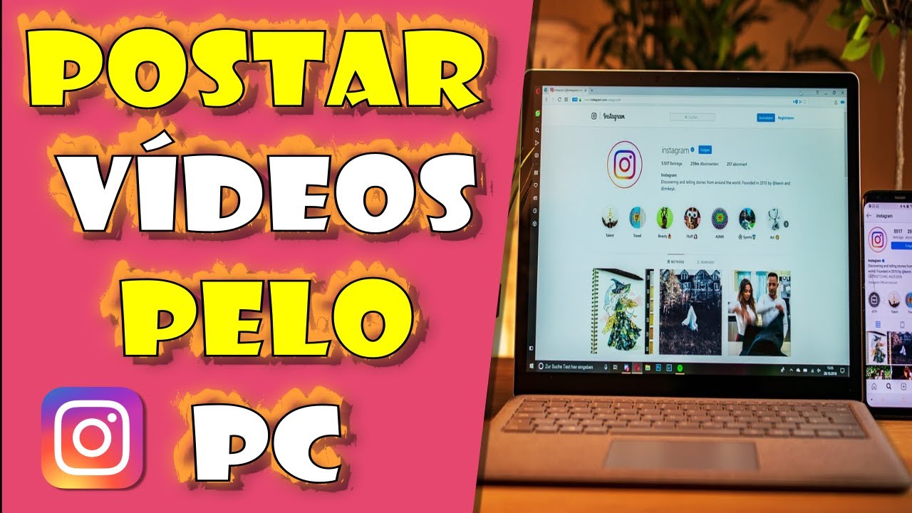 Como POSTAR VÍDEO no Instagram/IGTV PELO COMPUTADOR - YouTube