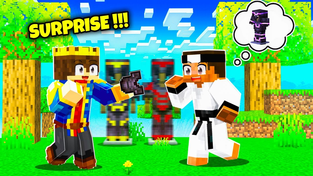 I SURPRISED JACK With LEGENDARY ARMOUR In Minecraft HARDCORE 😱 - YouTube