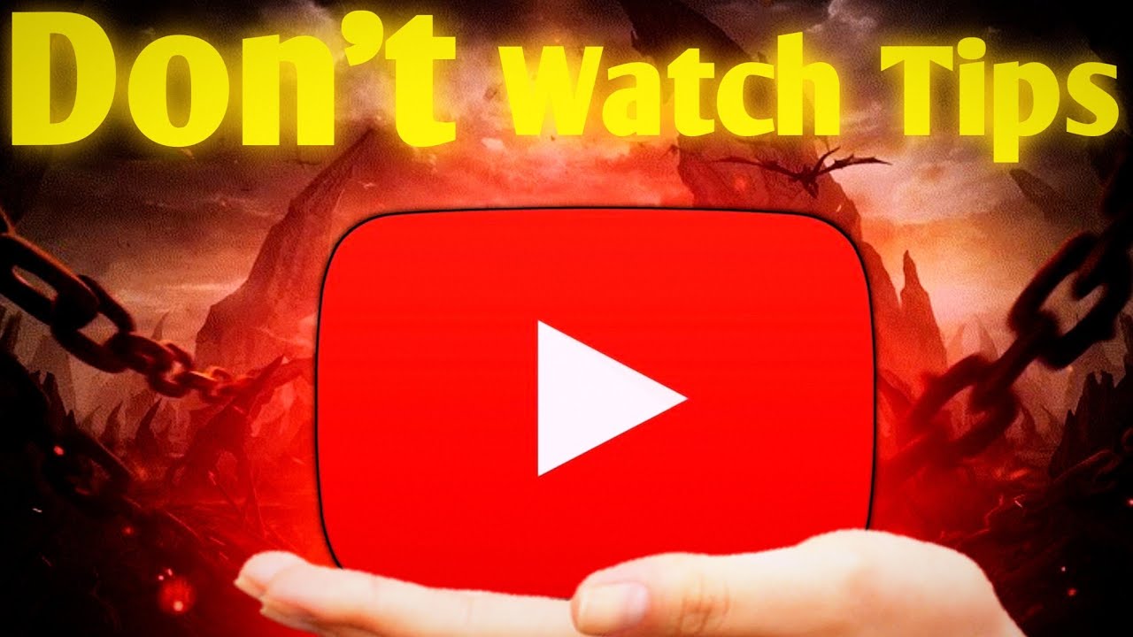 Don't Watch Youtube Tips Videos !! (Real) - YouTube