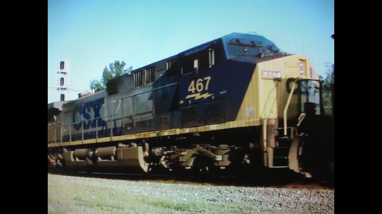 CSX Coal Train & Police Helicopter - YouTube