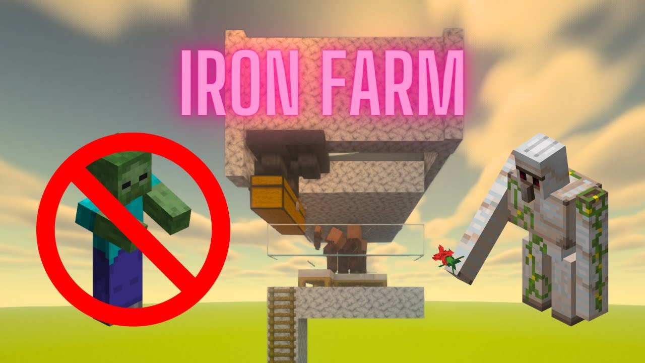 Iron Farm Minecraft - YouTube