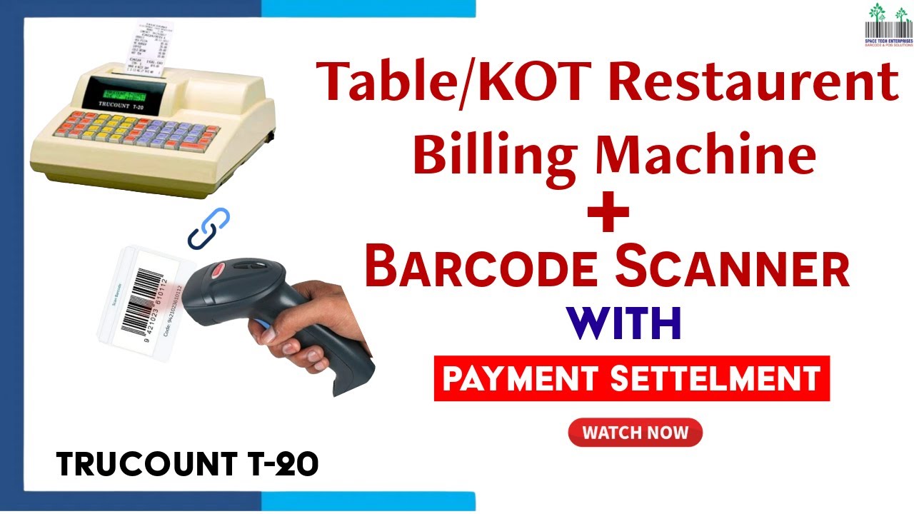 Billing Machine TRUCOUNT T20 how to install item, Billing & Using ...