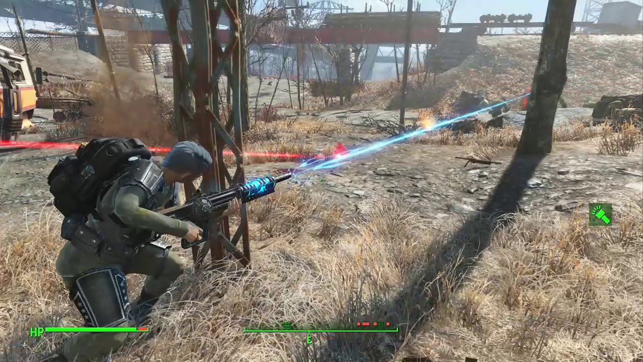 Fallout 4: Enclave settlement vs Super Mutants - YouTube