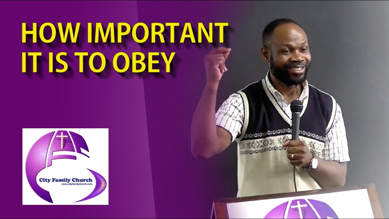 How Important It Is To Obey - Pastor Mike Takasongo - YouTube