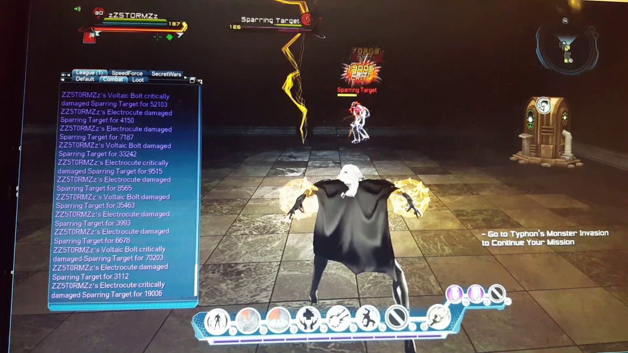 DCUO Electricity DPS - Clipping with BIO SURGE - YouTube