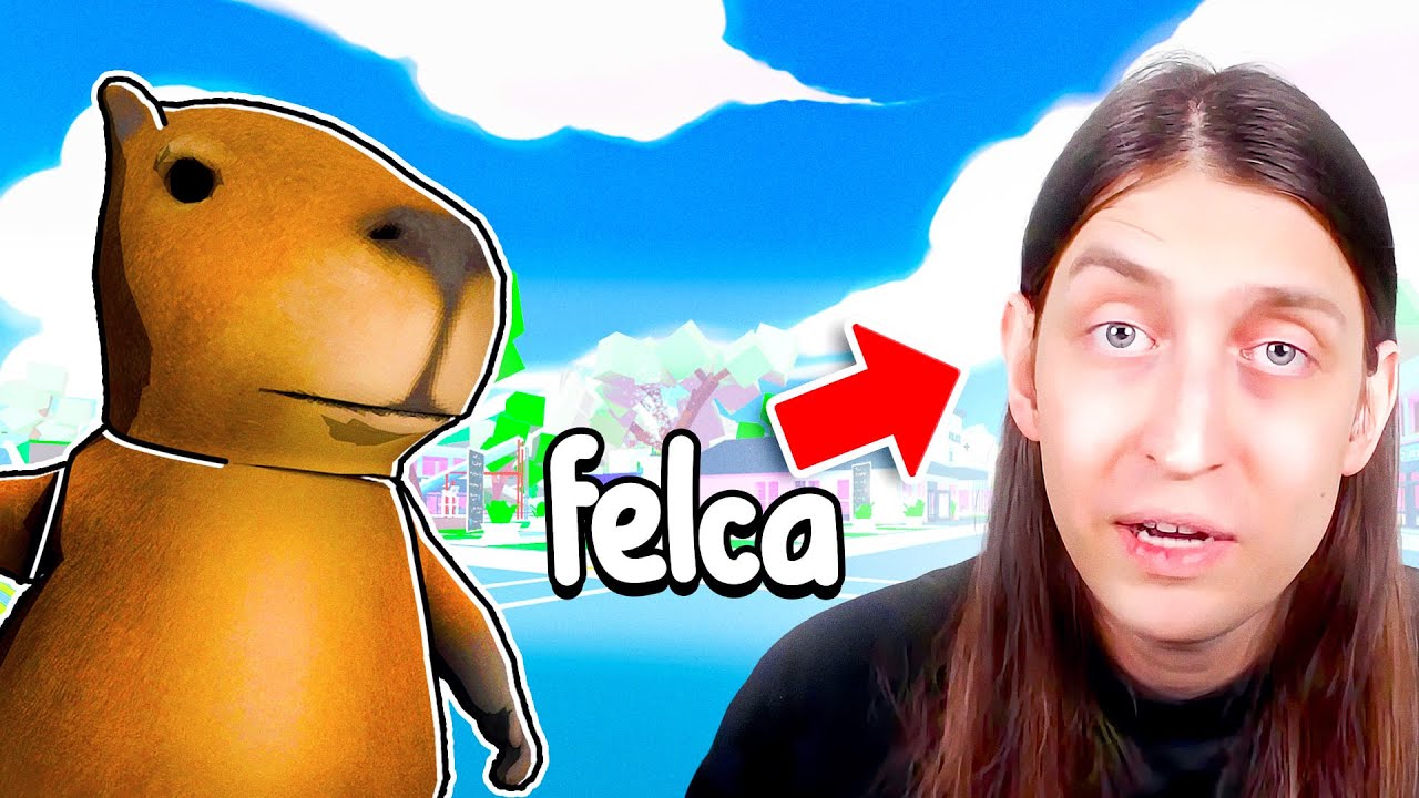 JOGUEI ROBLOX COM O FELCA ! 😂 - YouTube