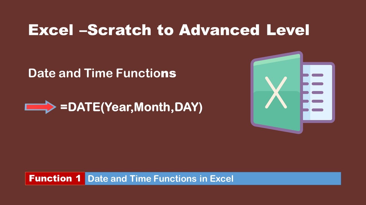 Date Function In Excel || Microsoft Excel || Date and Time Functions ...