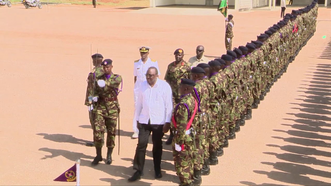 GARISSA MODIKA BARRACKS INAUGURATION GUARD OF HONOUR - YouTube