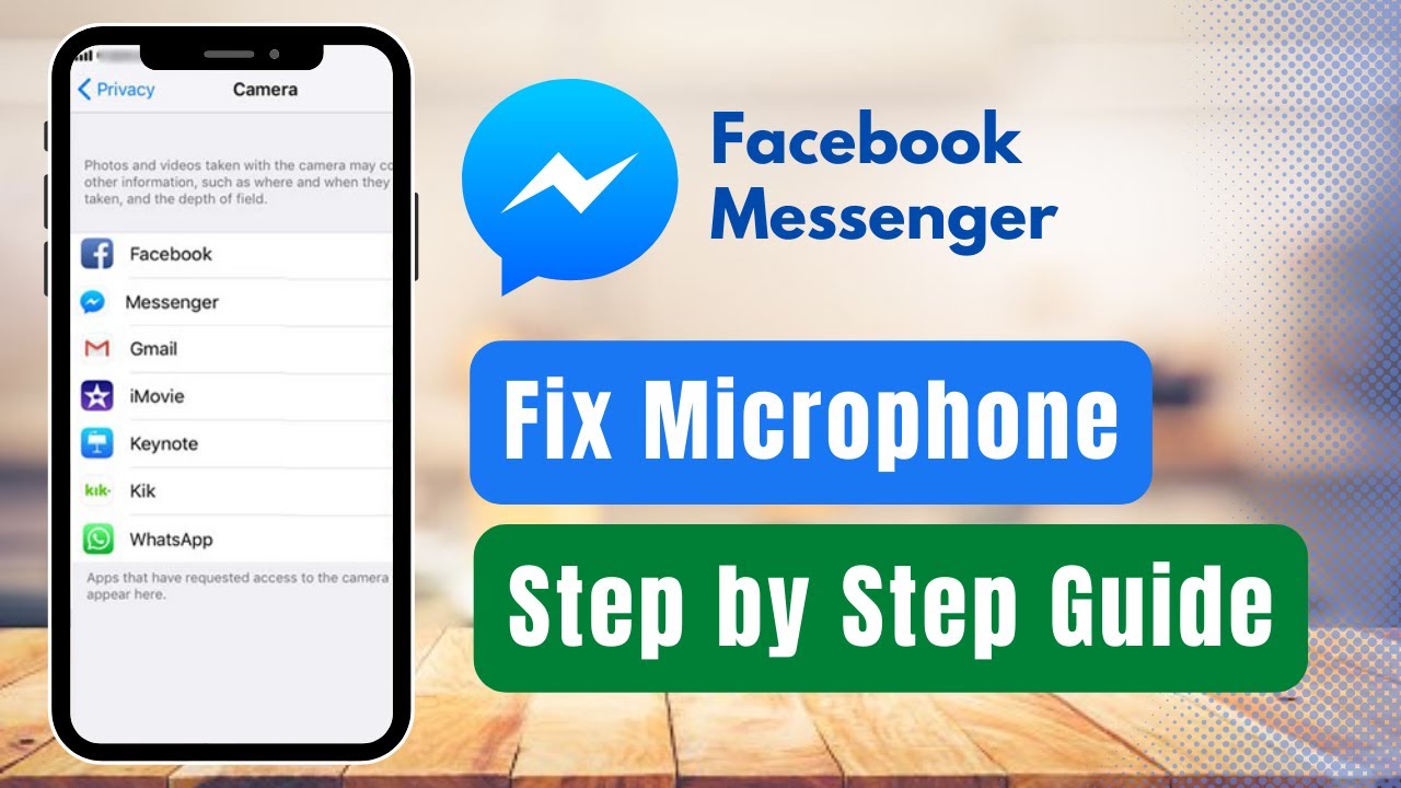 How to Fix Microphone on Facebook Messenger ! - YouTube